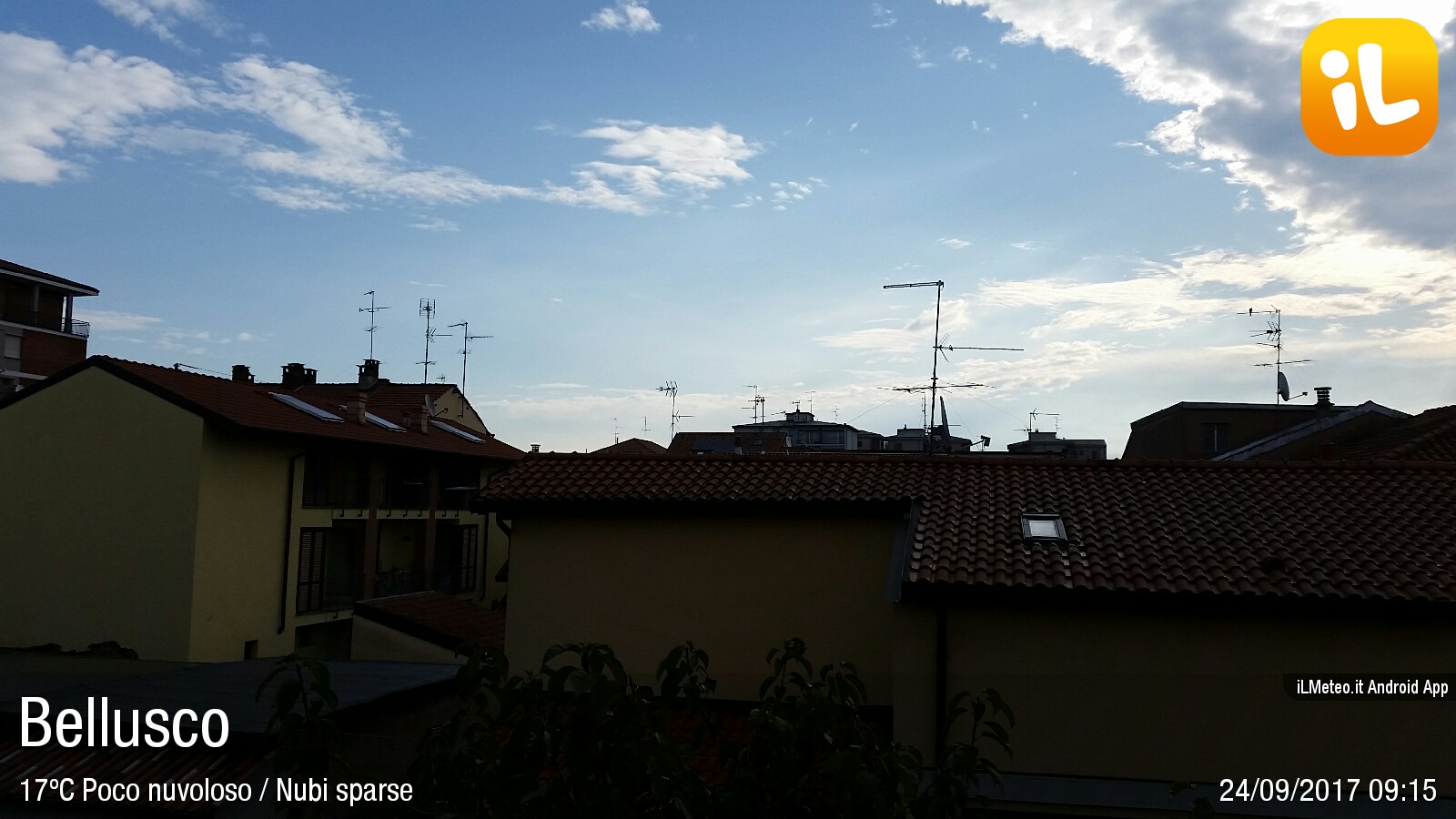 Foto meteo - Bellusco - Bellusco ore 9:15 » ILMETEO.it
