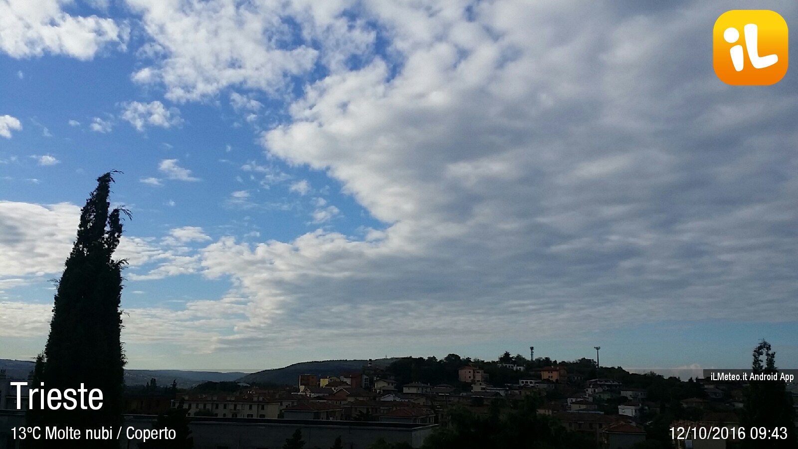 Foto meteo - Trieste - Trieste ore 9:43 » ILMETEO.it
