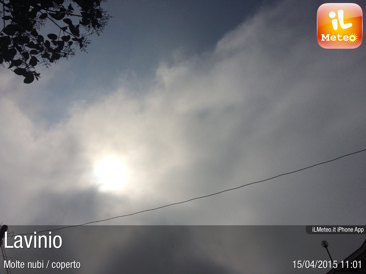 Foto meteo - Lavinio - Lavinio ore 11:01 » ILMETEO.it