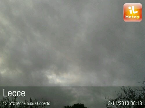 Foto meteo - Lecce - Lecce ore 8:13 » ILMETEO.it