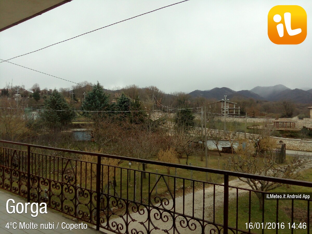 Foto meteo - Gorga - Gorga ore 14:47 » ILMETEO.it