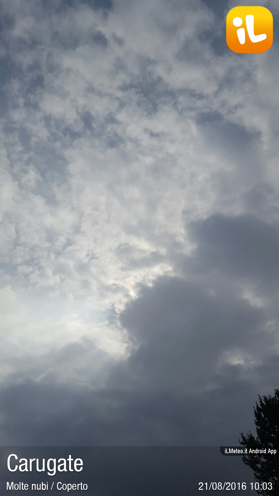 Foto meteo - Carugate - Carugate ore 10:03 » ILMETEO.it