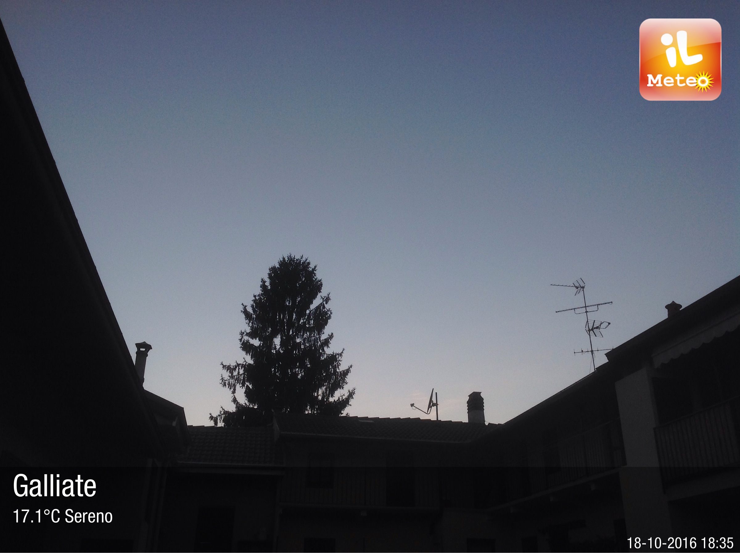 Foto meteo - Galliate - Galliate ore 18:35 » ILMETEO.it