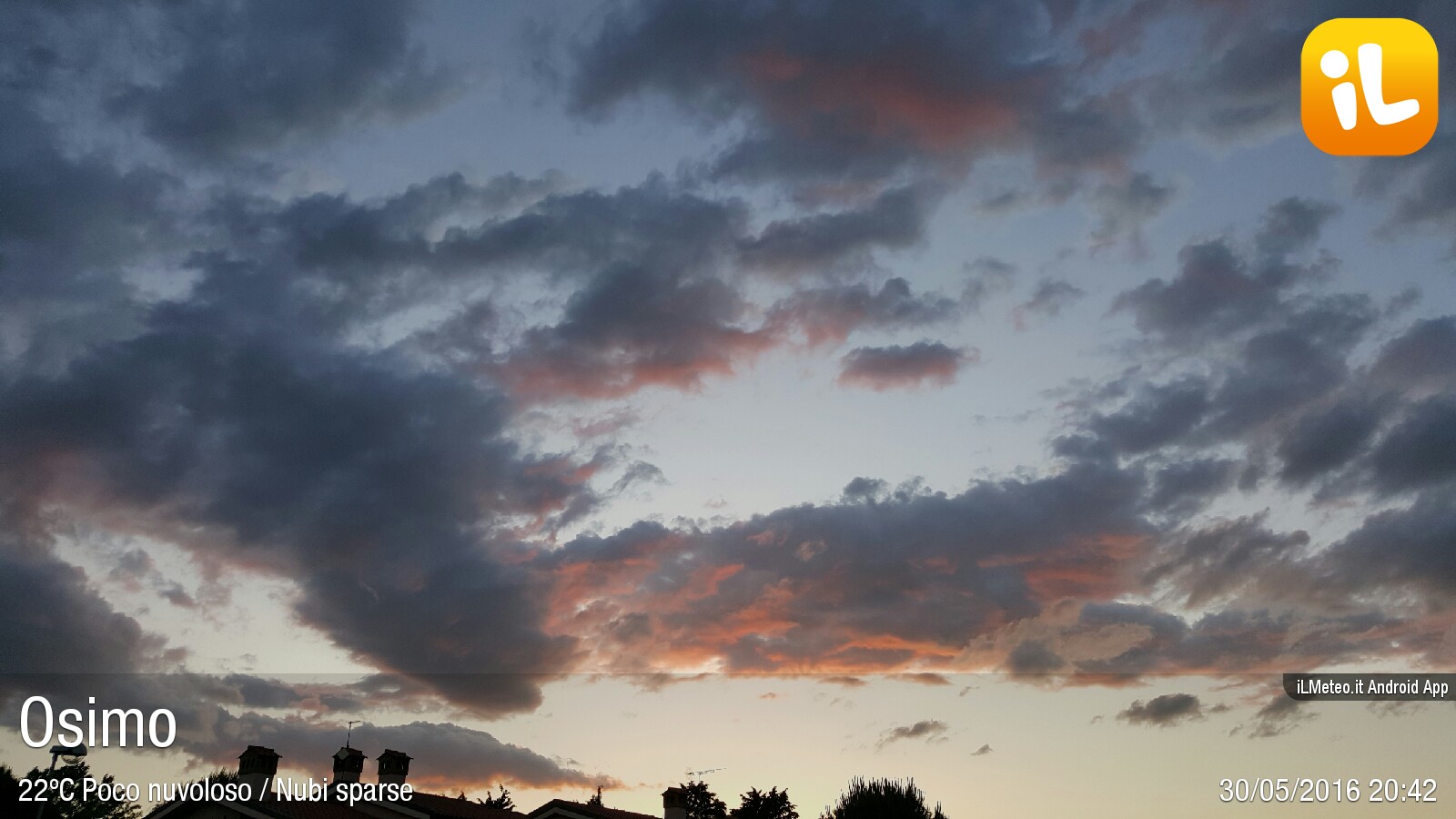 Foto meteo - Osimo - Osimo ore 20:42 » ILMETEO.it
