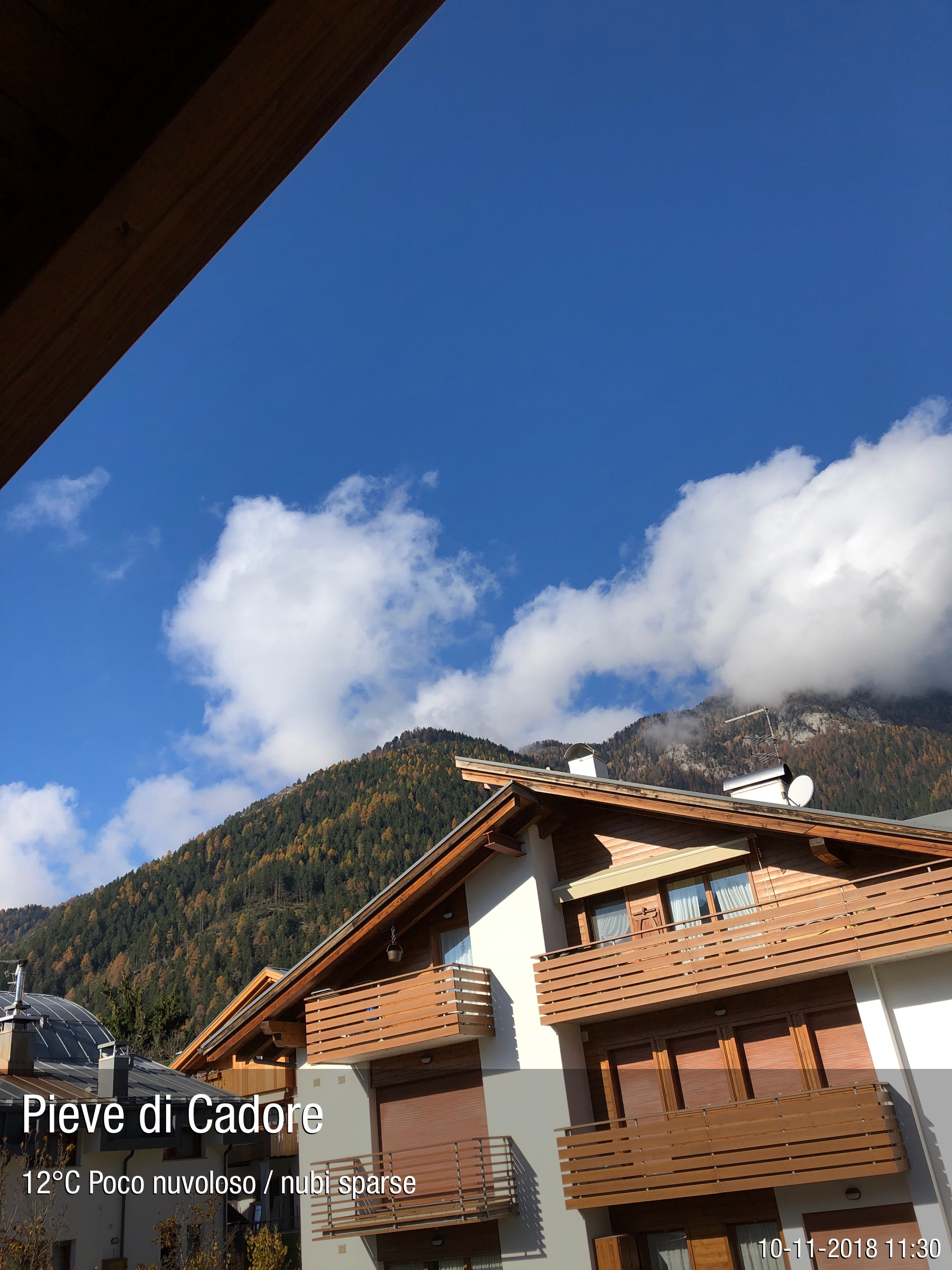 Foto meteo - Pieve di Cadore - Pieve di Cadore ore 11:30 » ILMETEO.it