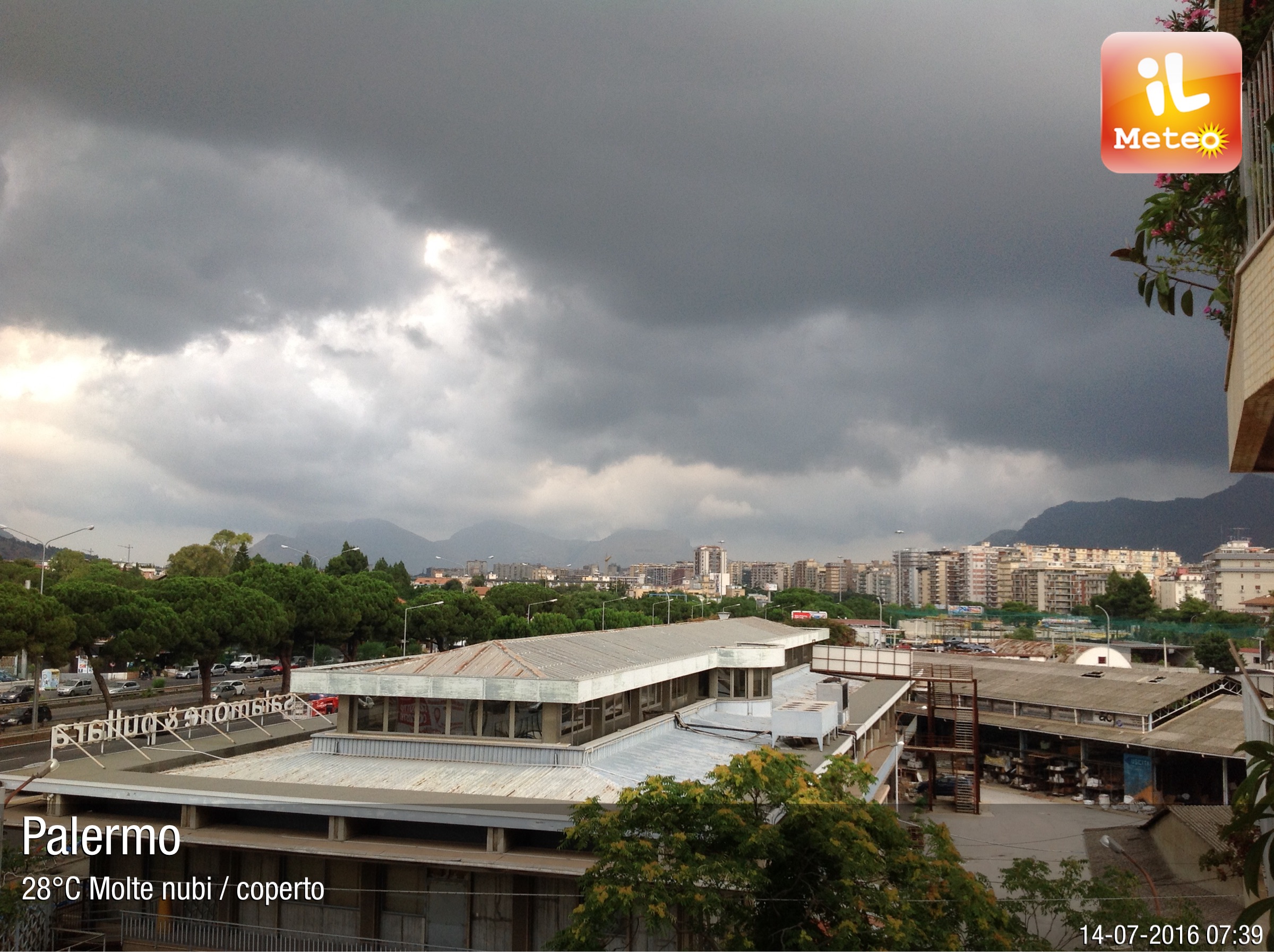 Foto meteo - Palermo - Palermo ore 7:39 » ILMETEO.it