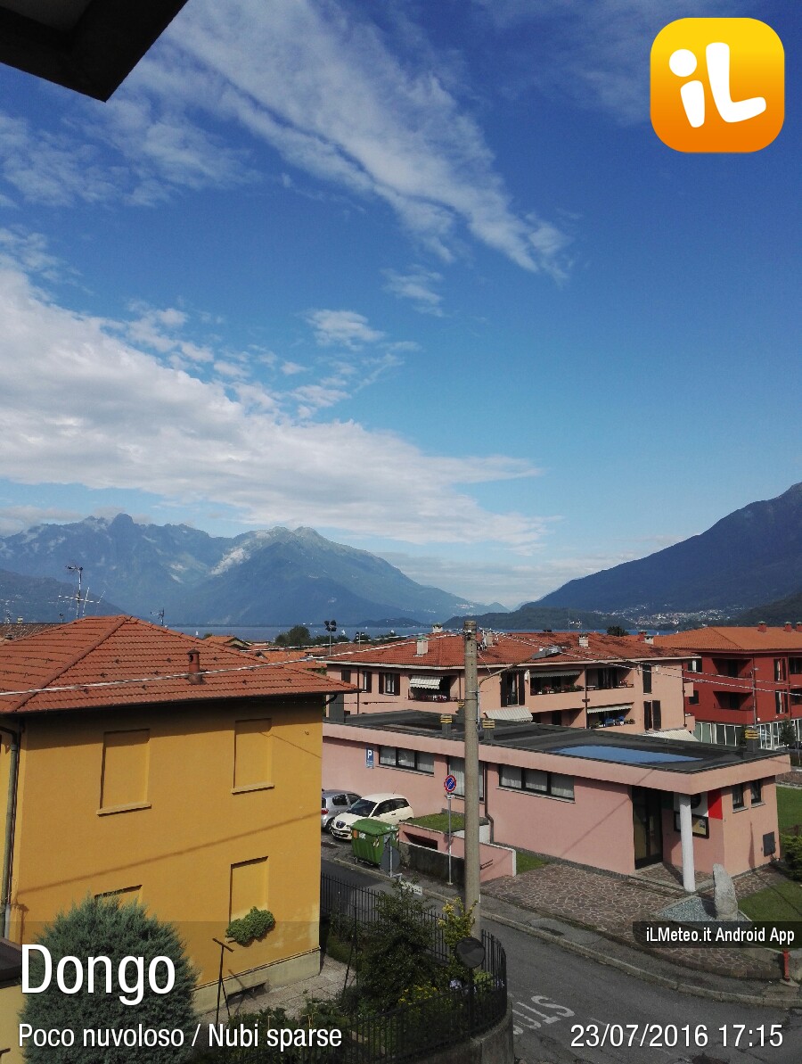 Foto meteo - Dongo - Dongo ore 17:15 » ILMETEO.it