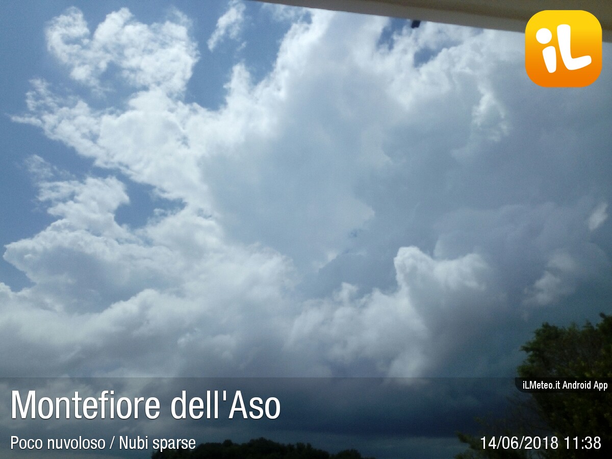 Foto meteo - Montefiore dell'Aso - Montefiore dell'Aso ore 11:38 ...