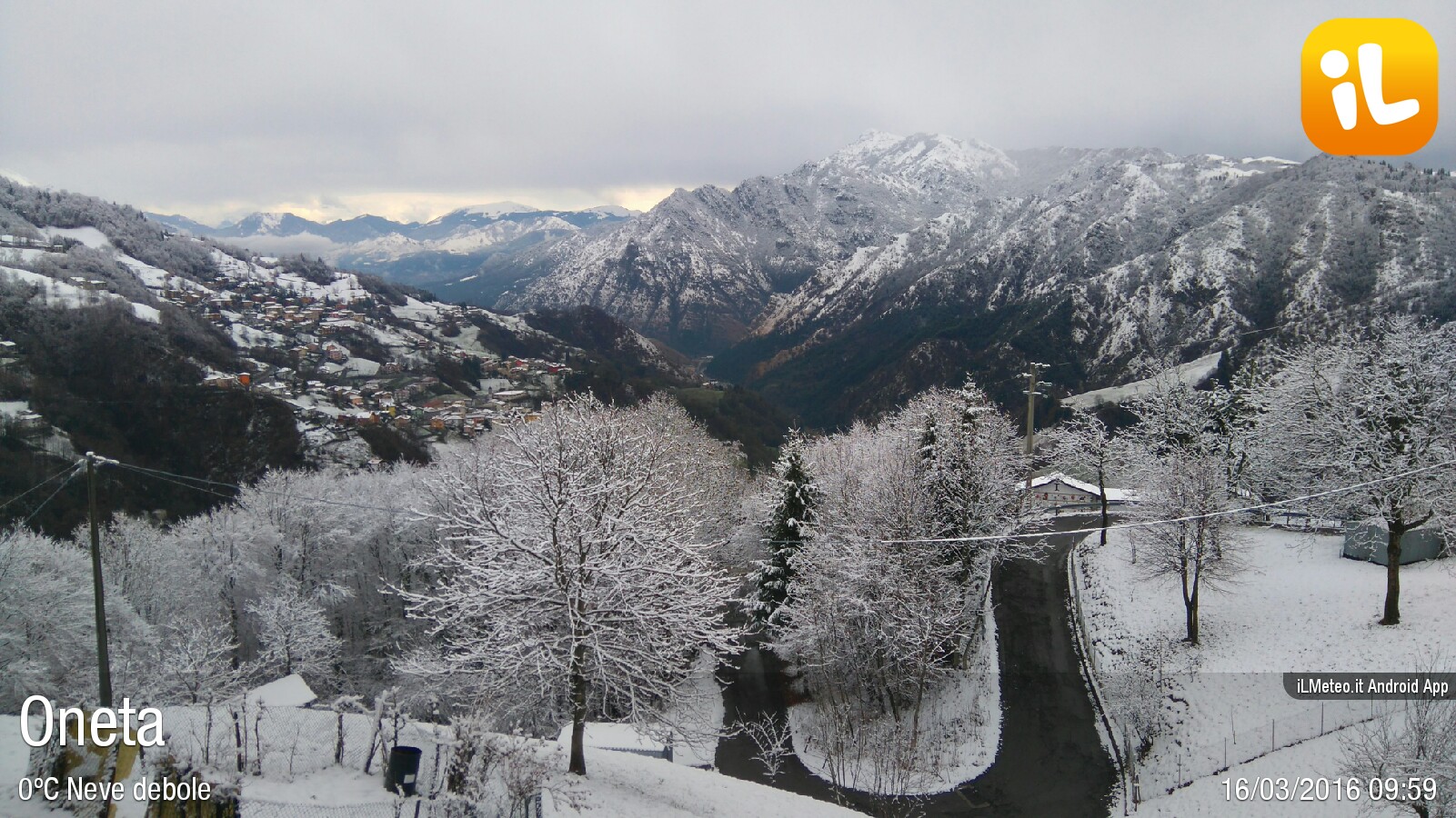 Foto meteo - Oneta - Oneta ore 10:00 » ILMETEO.it