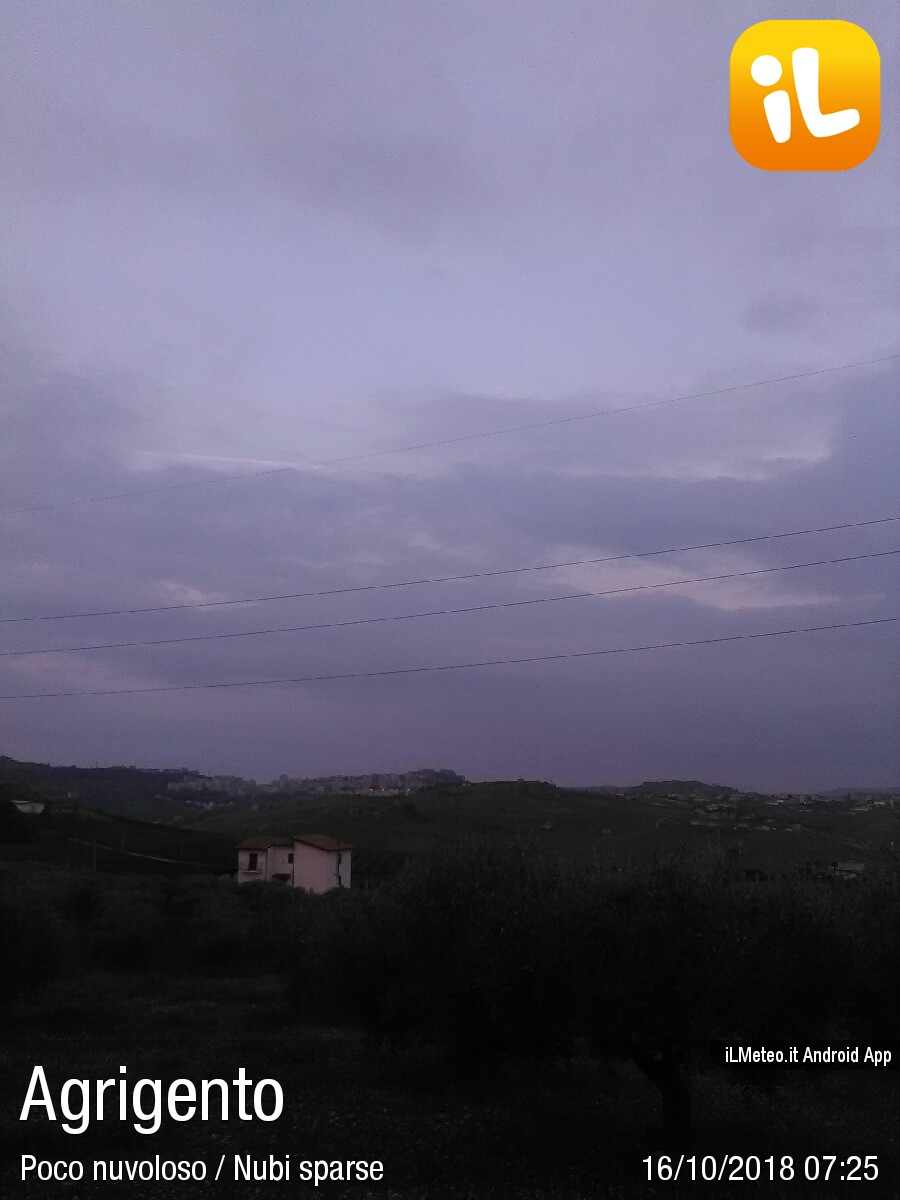 Foto meteo - Agrigento - Agrigento ore 7:25 » ILMETEO.it