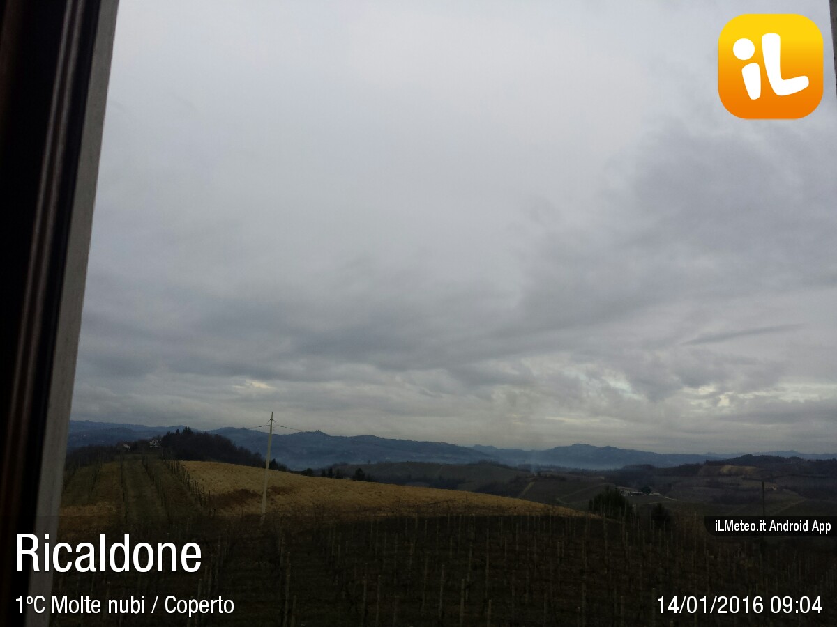 Foto meteo - Ricaldone - Ricaldone ore 9:04 » ILMETEO.it