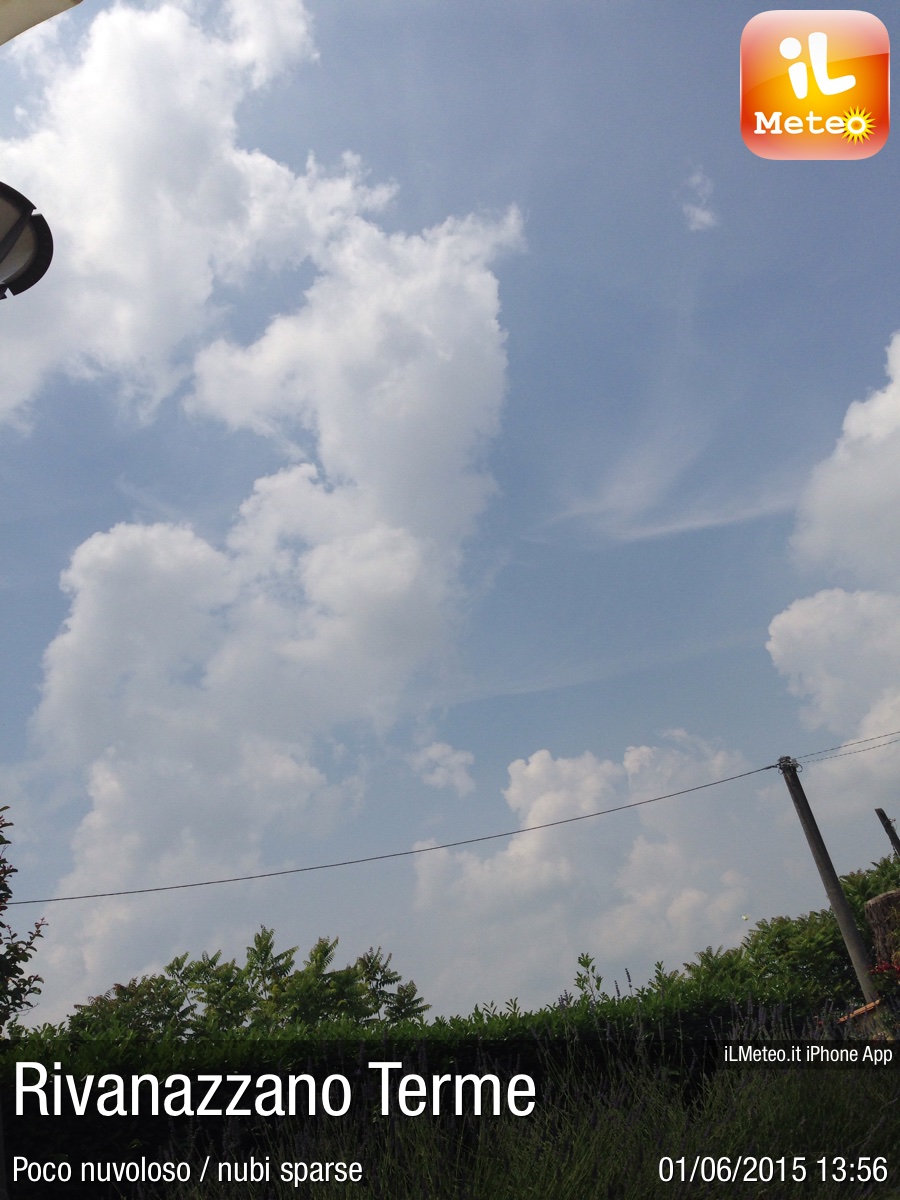 Foto meteo - Rivanazzano Terme - Rivanazzano Terme ore 13:57 » ILMETEO.it Foto meteo - Rivanazzano Terme - Rivanazzano Terme ore 13:57 » ILMETEO.it