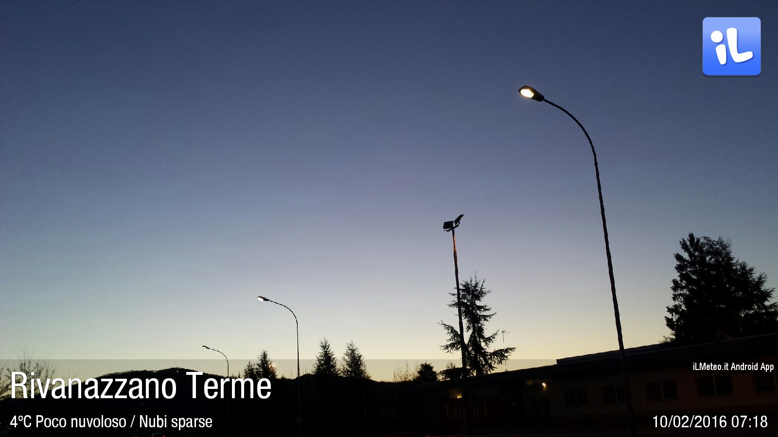 Foto meteo - Rivanazzano Terme - Rivanazzano Terme ore 7:18 » ILMETEO.it Foto meteo - Rivanazzano Terme - Rivanazzano Terme ore 7:18 » ILMETEO.it