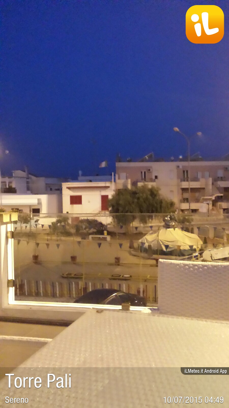 Foto meteo - Torre Pali - Torre Pali ore 4:50 » ILMETEO.it